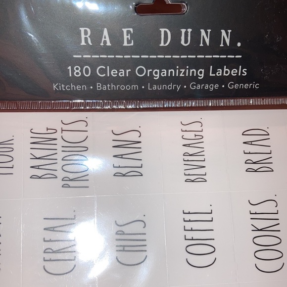 Rae Dunn | Storage & Organization | Rae Dunn Diy Organizing Labels ...